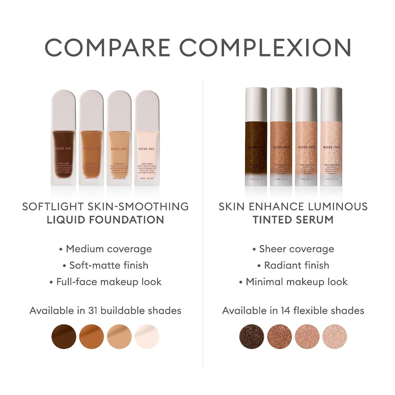 ROSE INC Softlight Skin-Smoothing Hydrating Non-Comedogenic Foundation ...