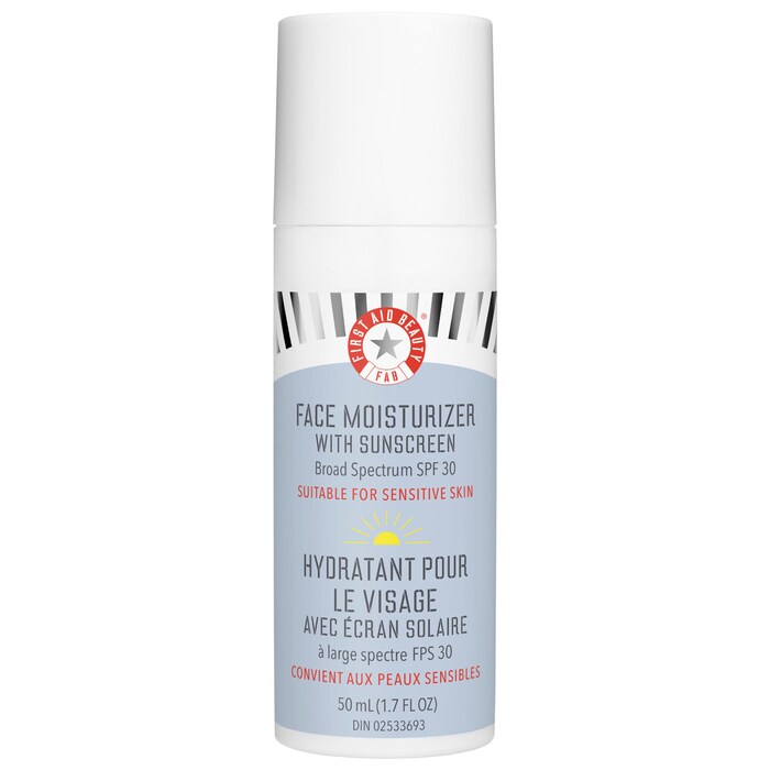 Face Moisturizer with Sunscreen Broad Spectrum SPF 30 - First Aid ...