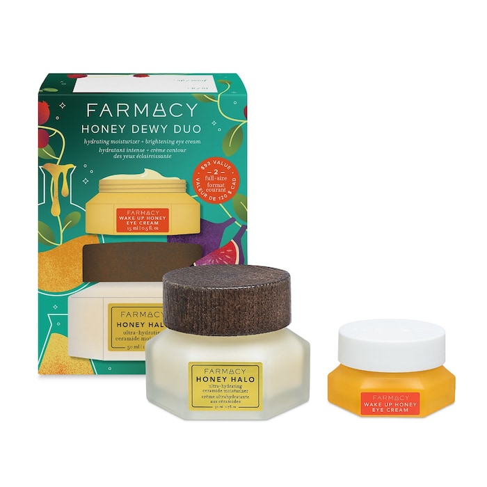 Honey Dewy Duo Hydrating Moisturizer + Brightening Eye Cream - Farmacy ...