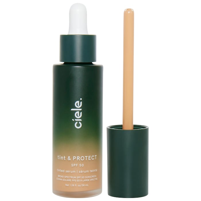 tint & PROTECT medium coverage serum foundation with SPF 50+ - ciele ...