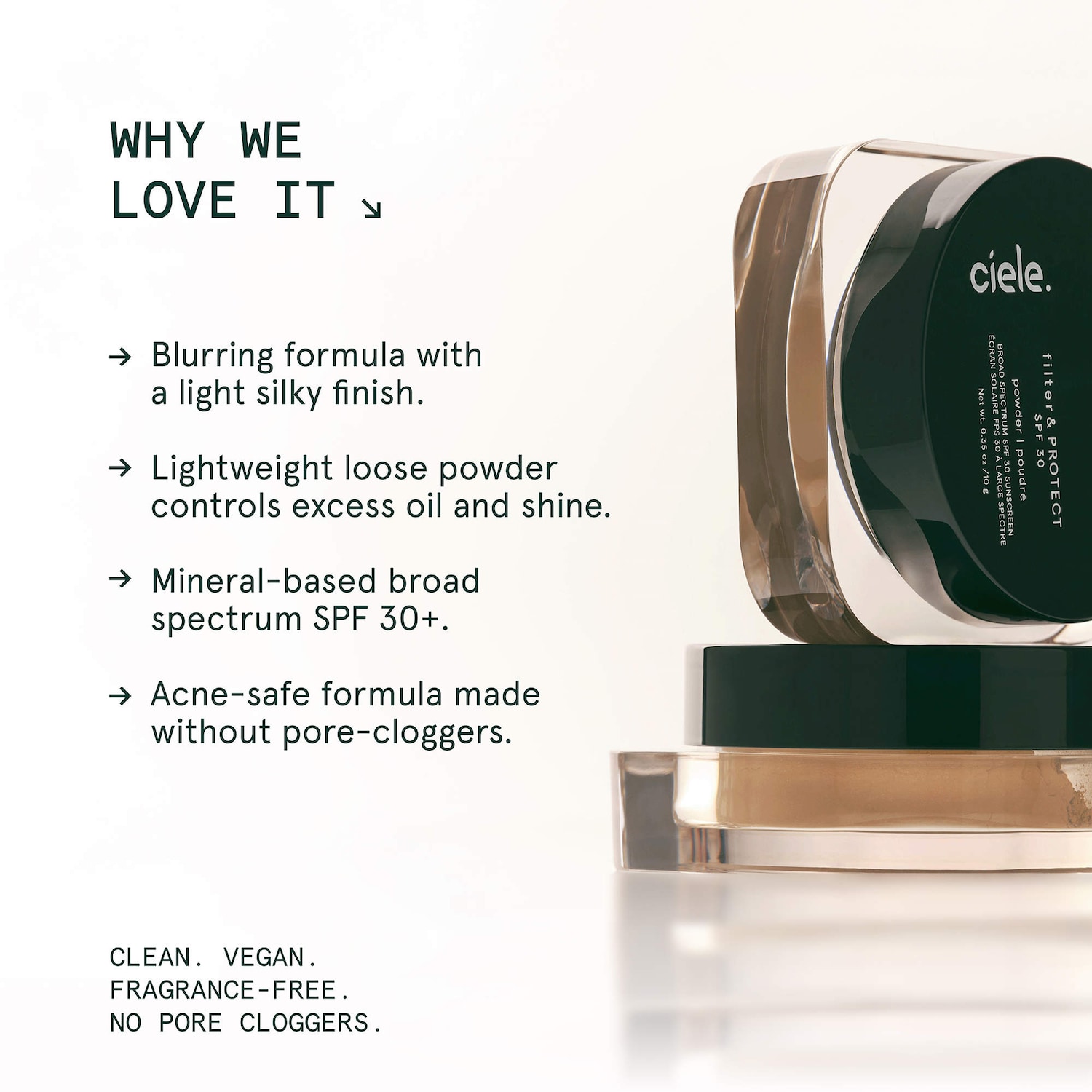 Ciele Filter & Protect Spf 30+ Blurring Finishing And Setting Powder ...