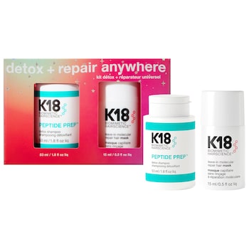 Detox + Repair Anywhere Set - K18 Biomimetic Hairscience | Sephora