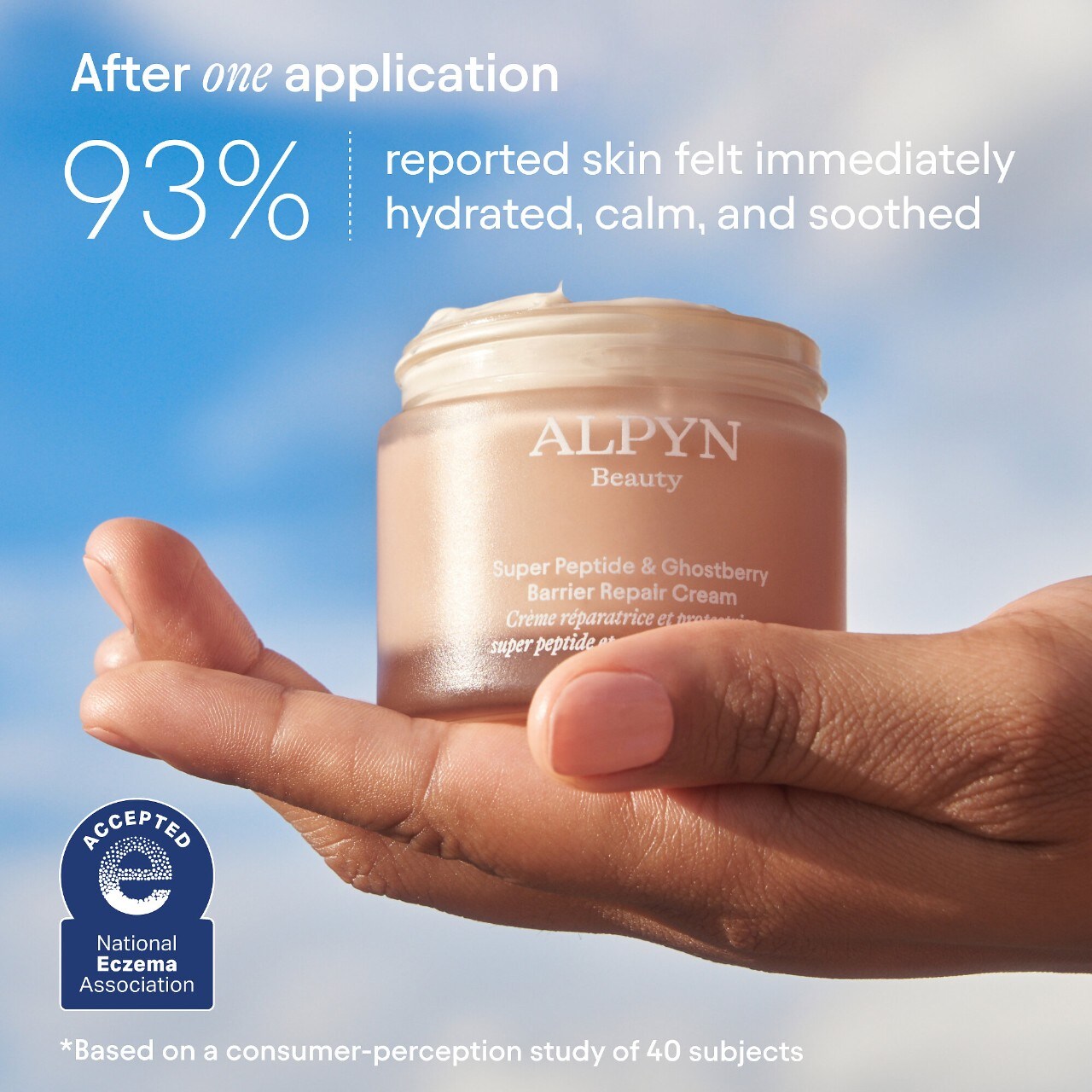 Alpyn Beauty Super Peptide & Ghostberry Moisturizer for Eczema, Barrier ...