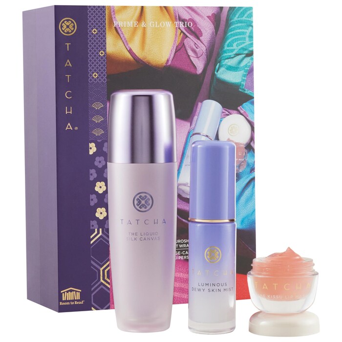 Prime + Glow Skincare Trio for Makeup Lovers - Tatcha | Sephora