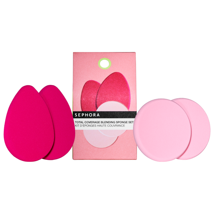 Total Coverage Blending Sponge Set—60% Plant Based - SEPHORA COLLECTION ...
