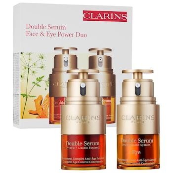 Double Serum Face & Eye Anti-Aging Skincare Set - Clarins | Sephora
