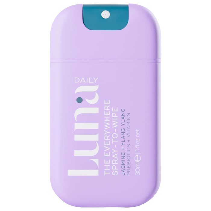 The Mini Everywhere Spray-to-Wipe - with Prebiotics + Vitamins C&E for All Skin - Luna Daily | Sepho