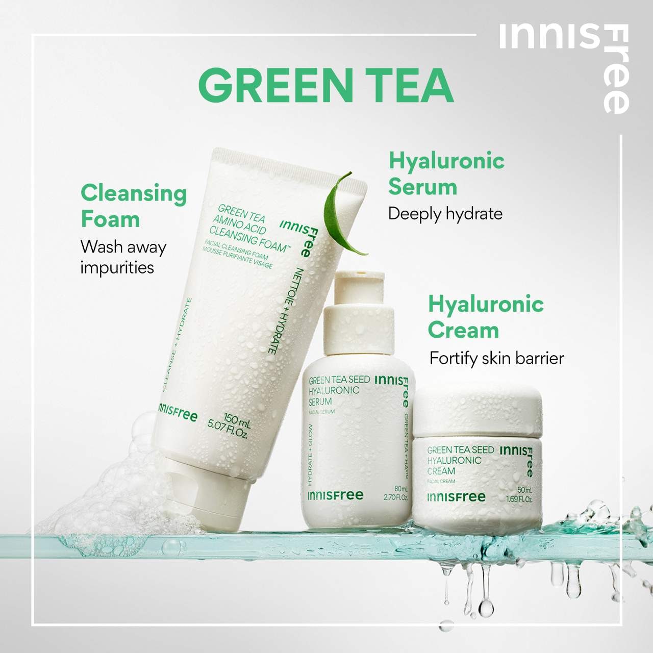 Innisfree Green Tea Seed Hyaluronic Acid Hydrating Cream - Big Apple Buddy