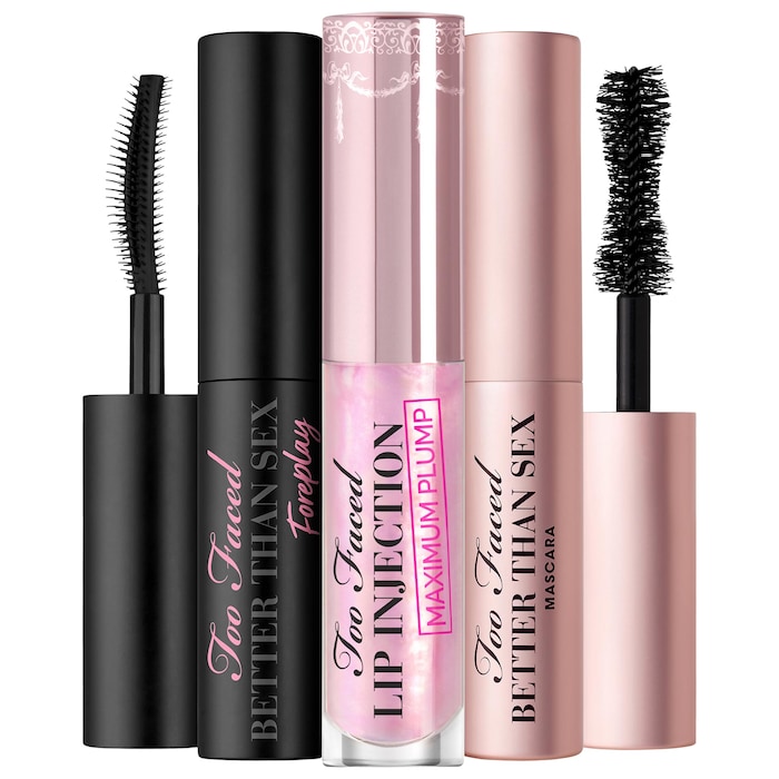 Mini Lashes & Lips On The Fly: Primer, Mascara + Lip Plumper Set - Too ...
