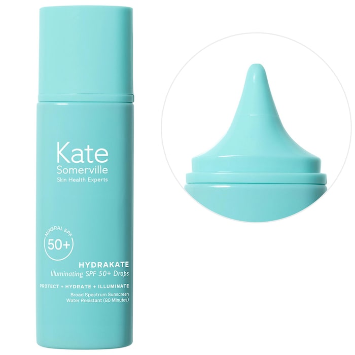 Hydrakate Illuminating Sunscreen SPF 50+ Drops with Ectoin - Kate ...