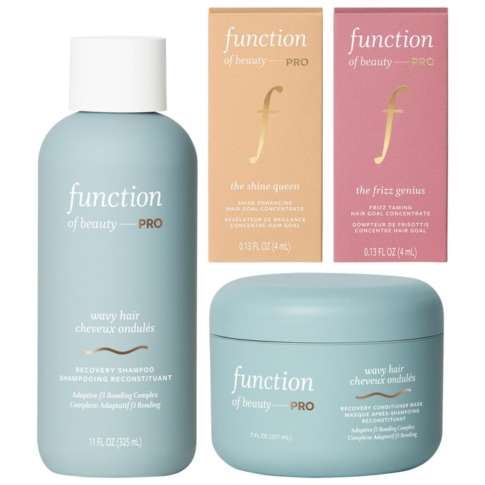Wavy Shampoo & Mask Value Set with Anti Frizz and Shine Boosters ...