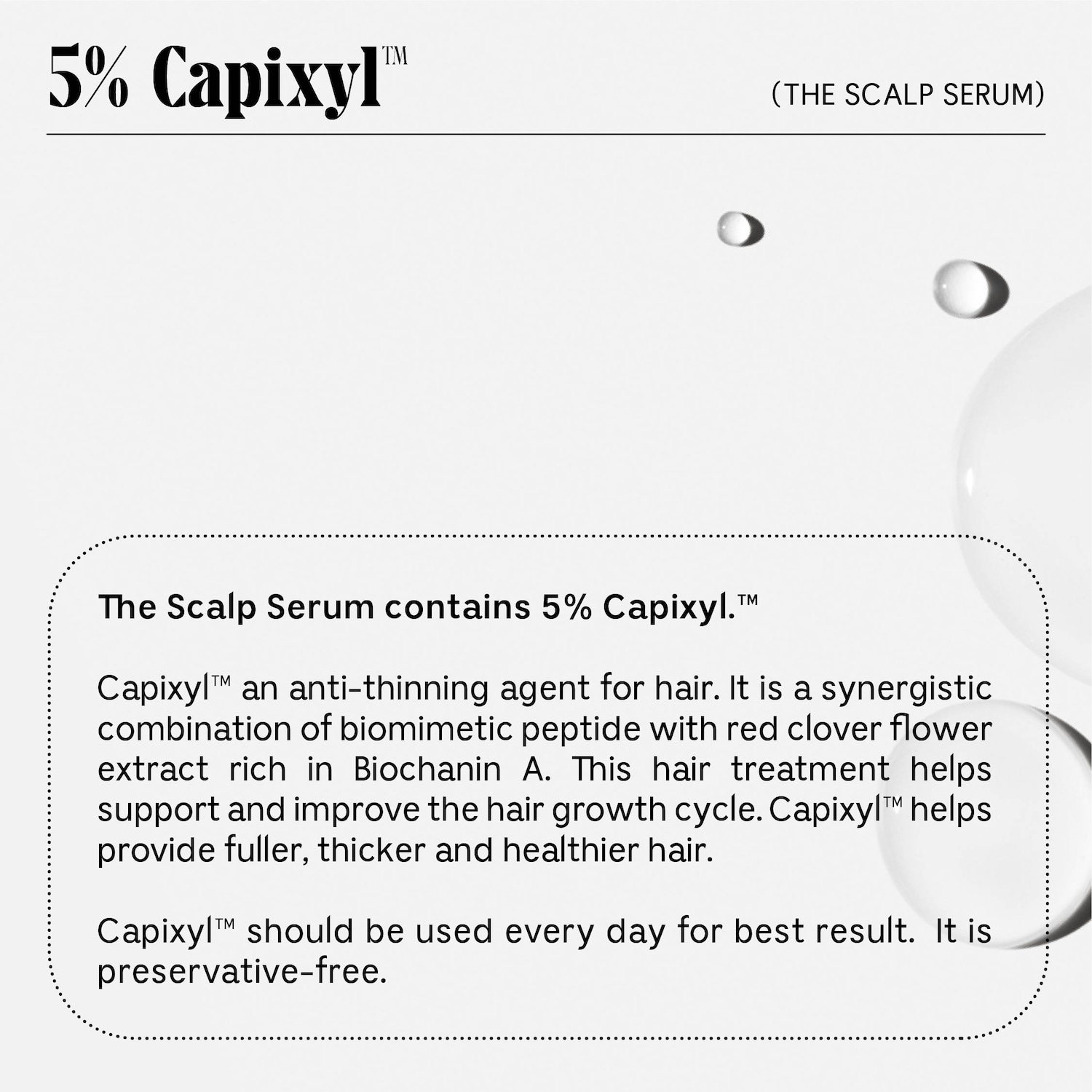 Nécessaire The Scalp Serum - Hair Growth Support With 5% Capixyl™ + 1% ...