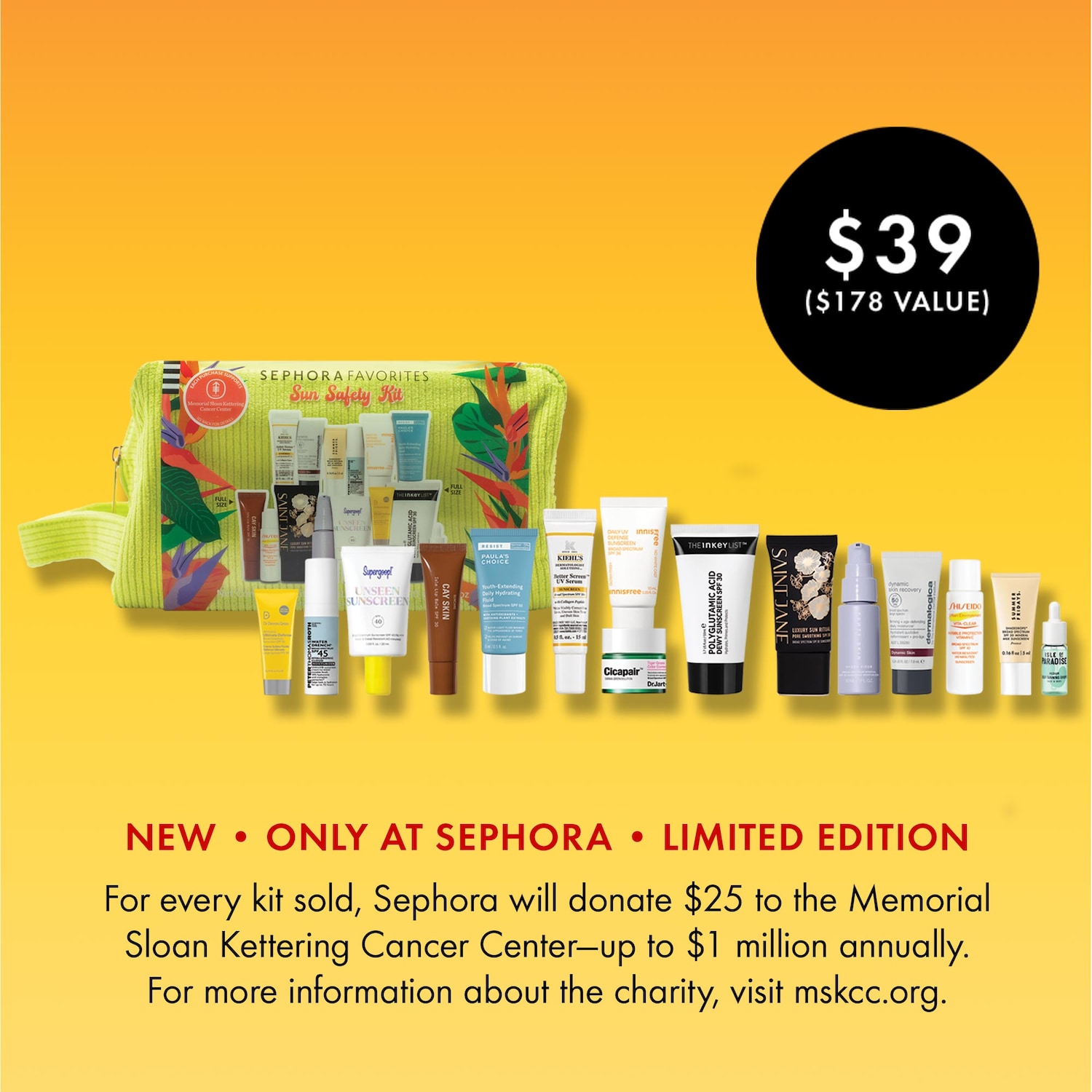 Sephora Favorites Sun Safety Kit International Shipping