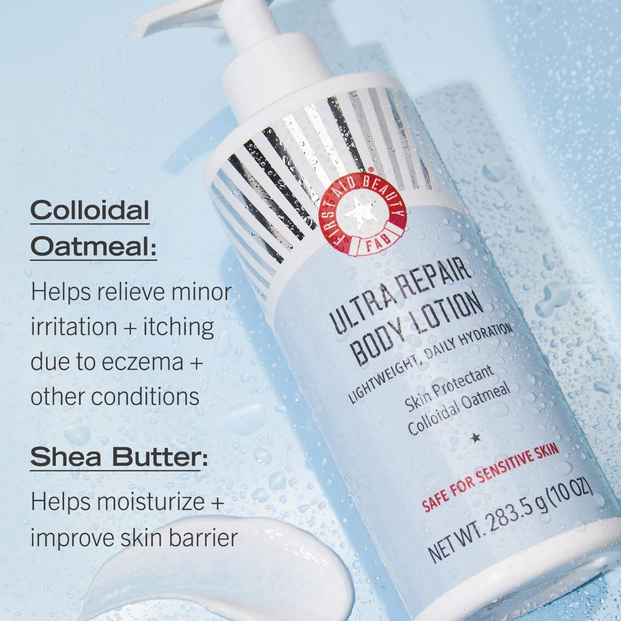 First Aid Beauty Ultra Repair Body Lotion for Skin Barrier | Hamilton Place