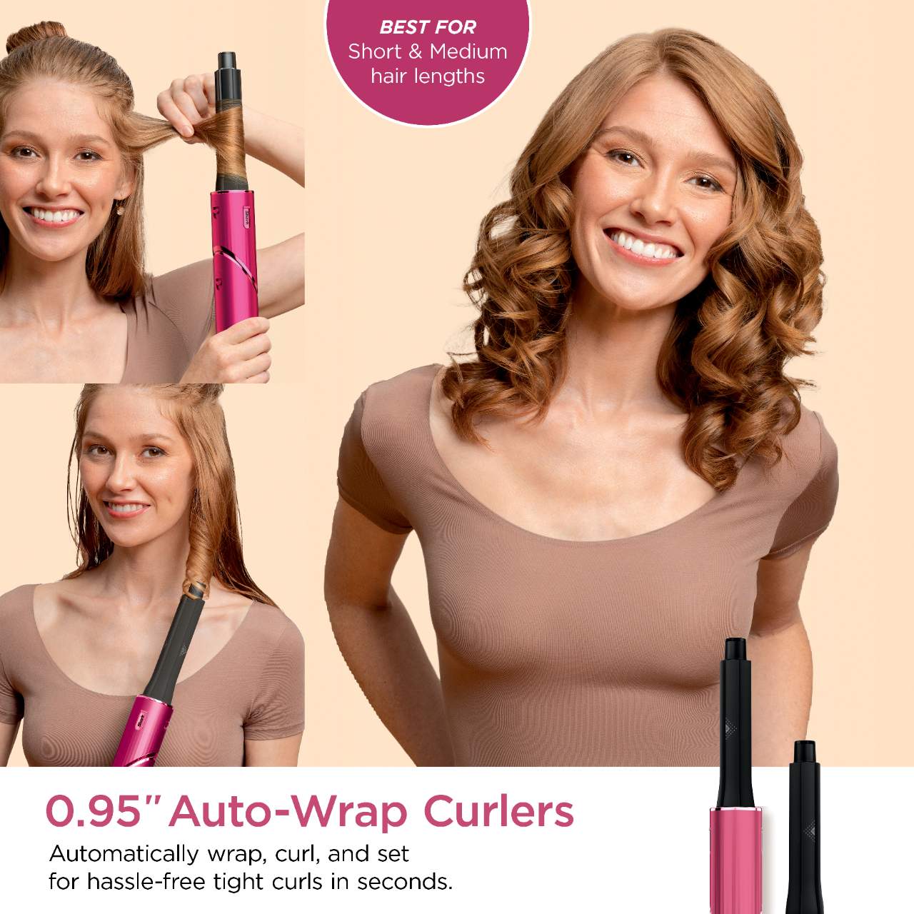 Shark Beauty Flexstyle® Malibu Pink Pro Curls Limited Edition Multi ...