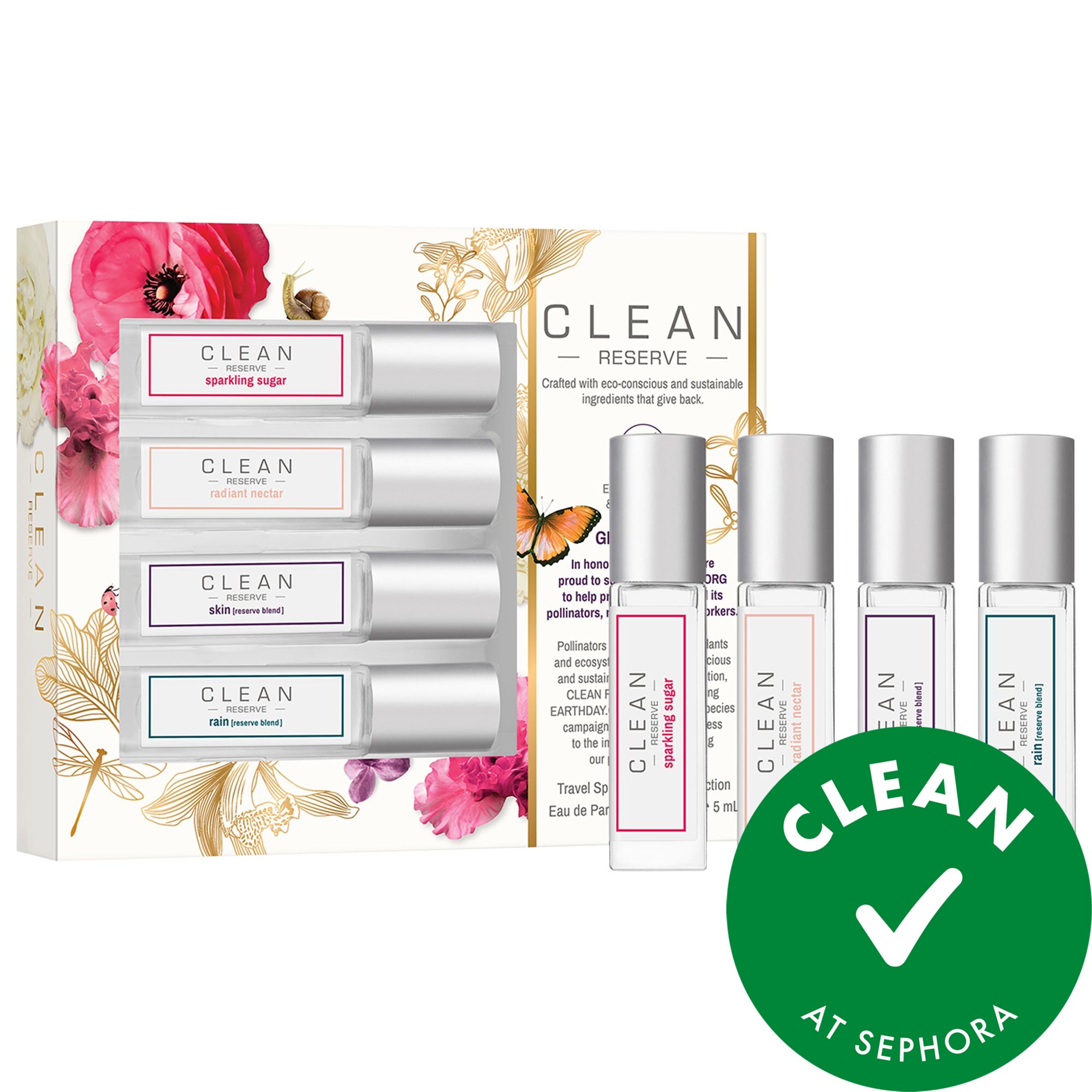 Clean Reserve Reserve Giving Back Travel Spray Fragrance Gift Set In ...