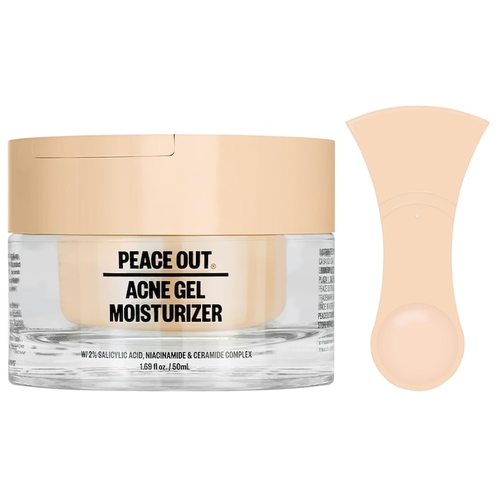 2% Salicylic Acid Acne Gel Moisturizer - Peace Out | Sephora