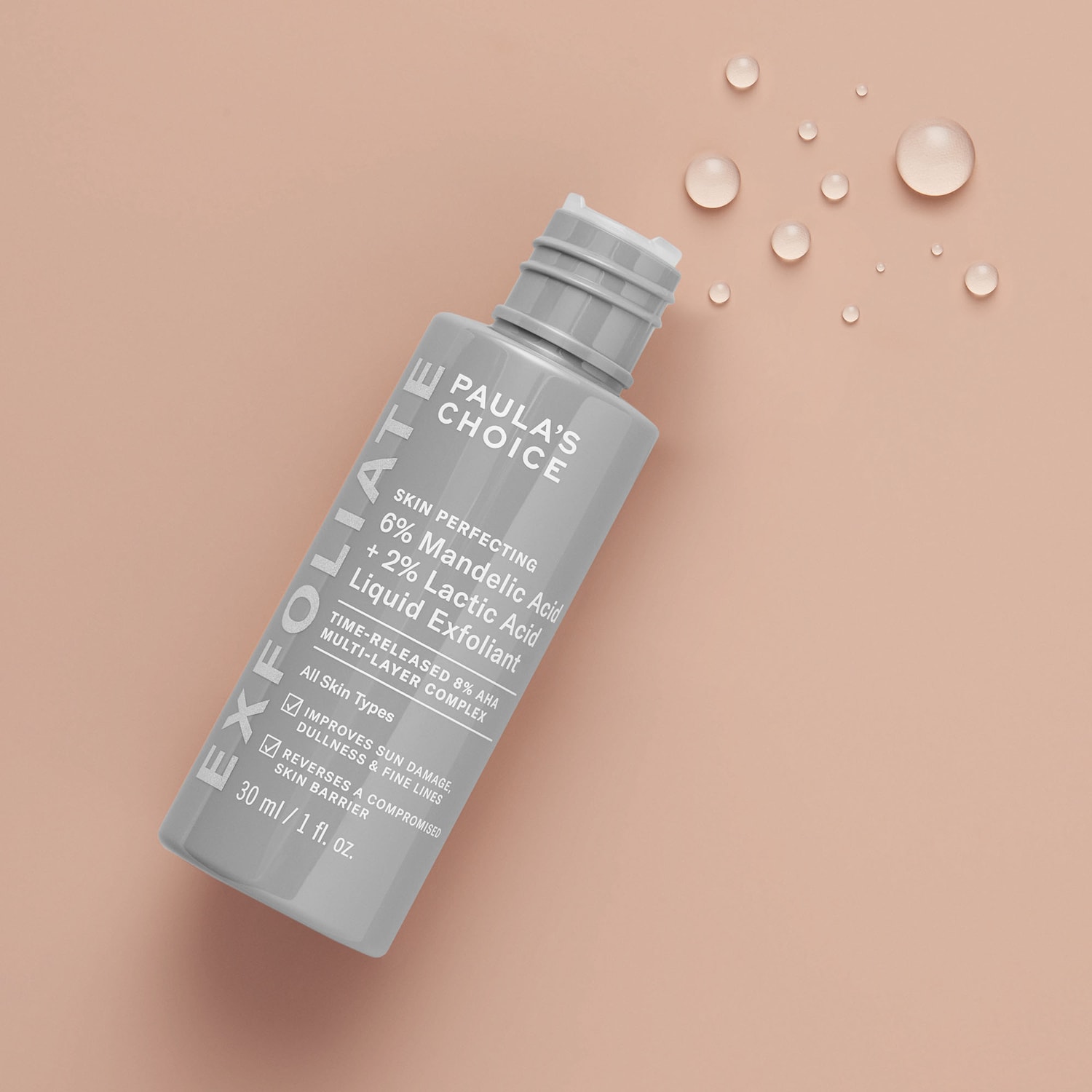 Paula's Choice Skin Perfecting 6% Mandelic Acid + 2% Lactic Acid Liquid ...