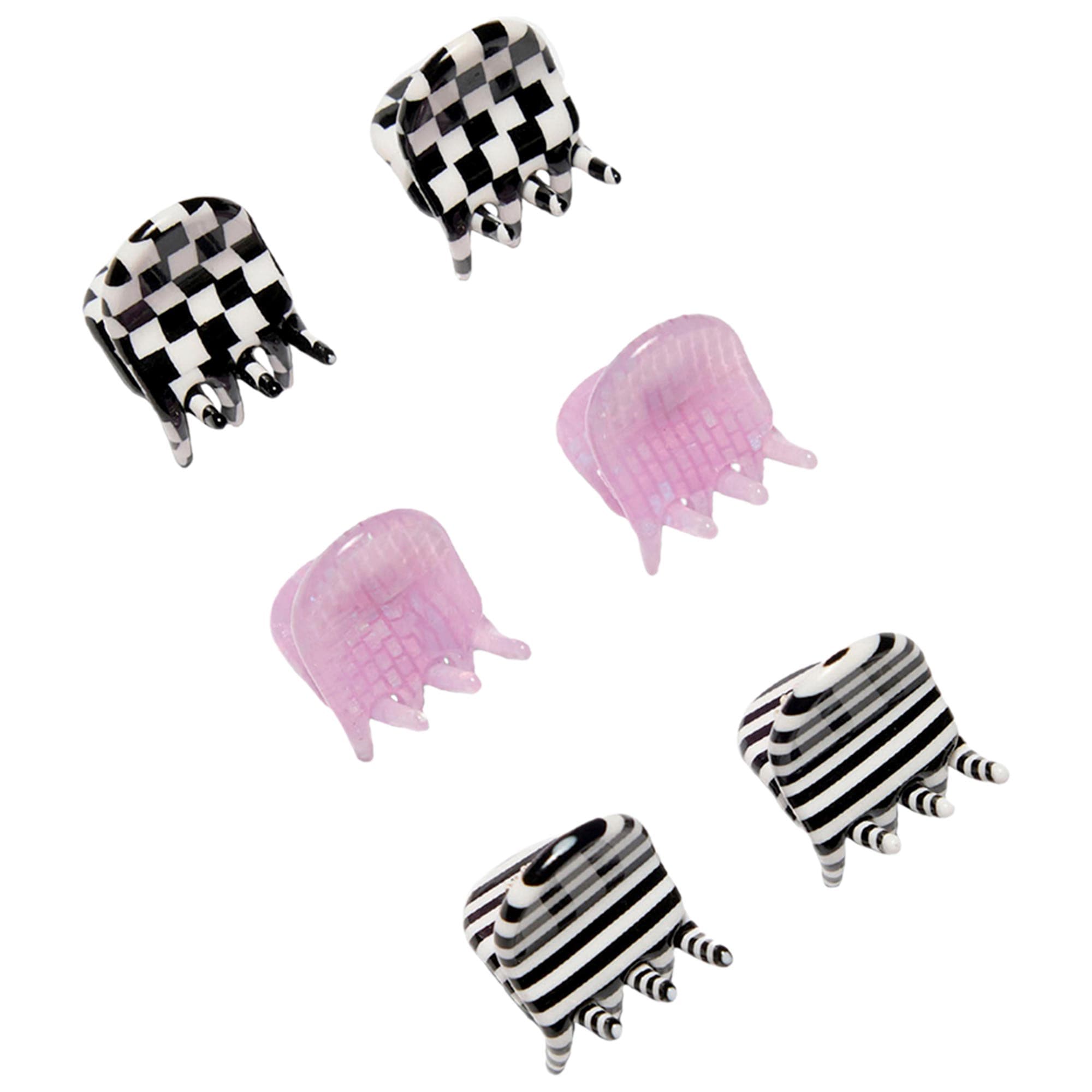 Chunks Micro Hair Claw Clips Geo | ModeSens