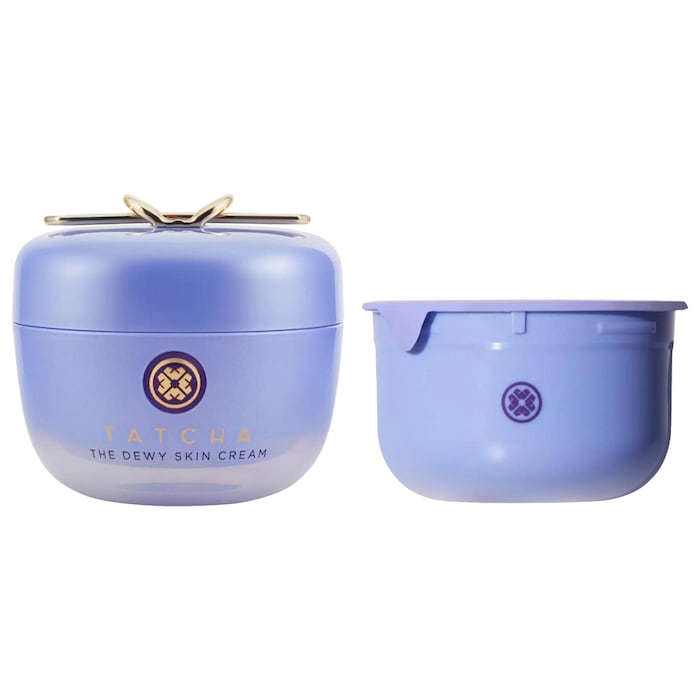 The Dewy Skin Cream Moisturizer Full Size & Refill Pod Bundle - Tatcha ...