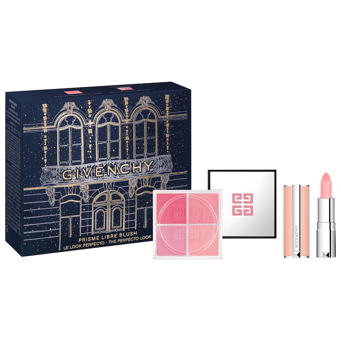 The Prisme Libre Blush & Perfecto Mini Lip Balm Set - Givenchy | Sephora