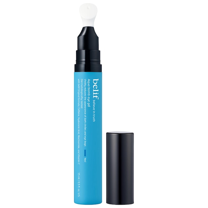 Aqua Bomb Depuffing Eye Gel with Caffeine + Hyaluronic Acid - belif ...