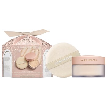 Divinely Flawless Translucent Loose Setting Powder & Puff Set- Talc ...