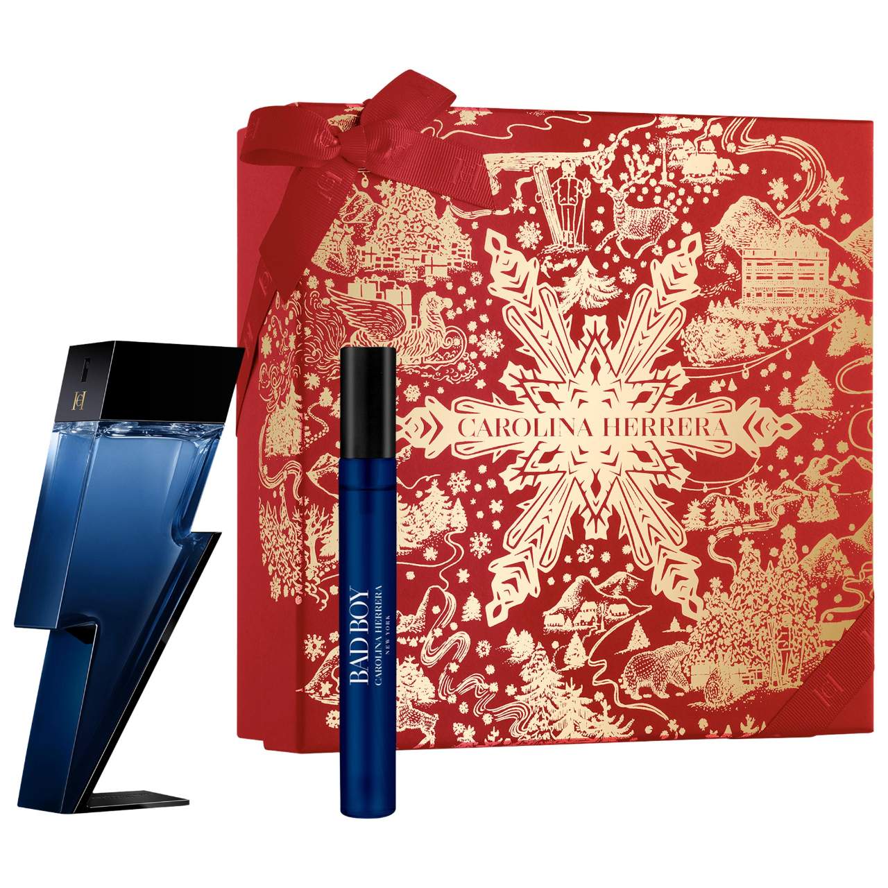 Carolina Herrera Bad Boy Cobalt Eau De Parfum Cologne Set In White ...