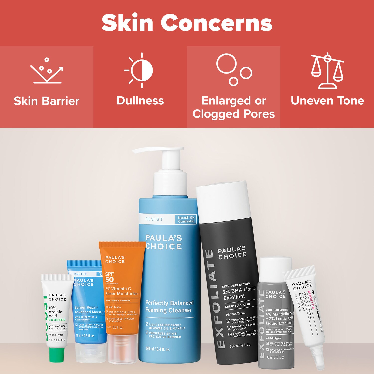 Paula's Choice 7 Days Of Glow Advent Calendar With 2% Bha, Peptide ...