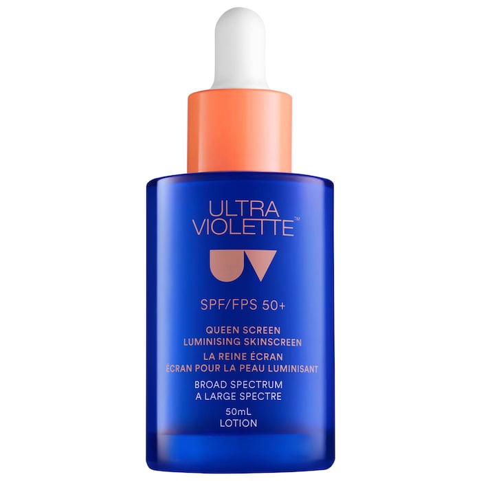 Queen Screen SPF 50+ Glowing Facial Sunscreen and Primer - Ultra ...