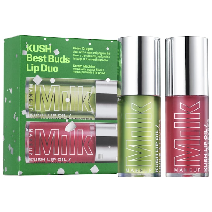 KUSH Best Buds Hydrating Lip Oil Duo Set - MILK MAKEUP | Sephora