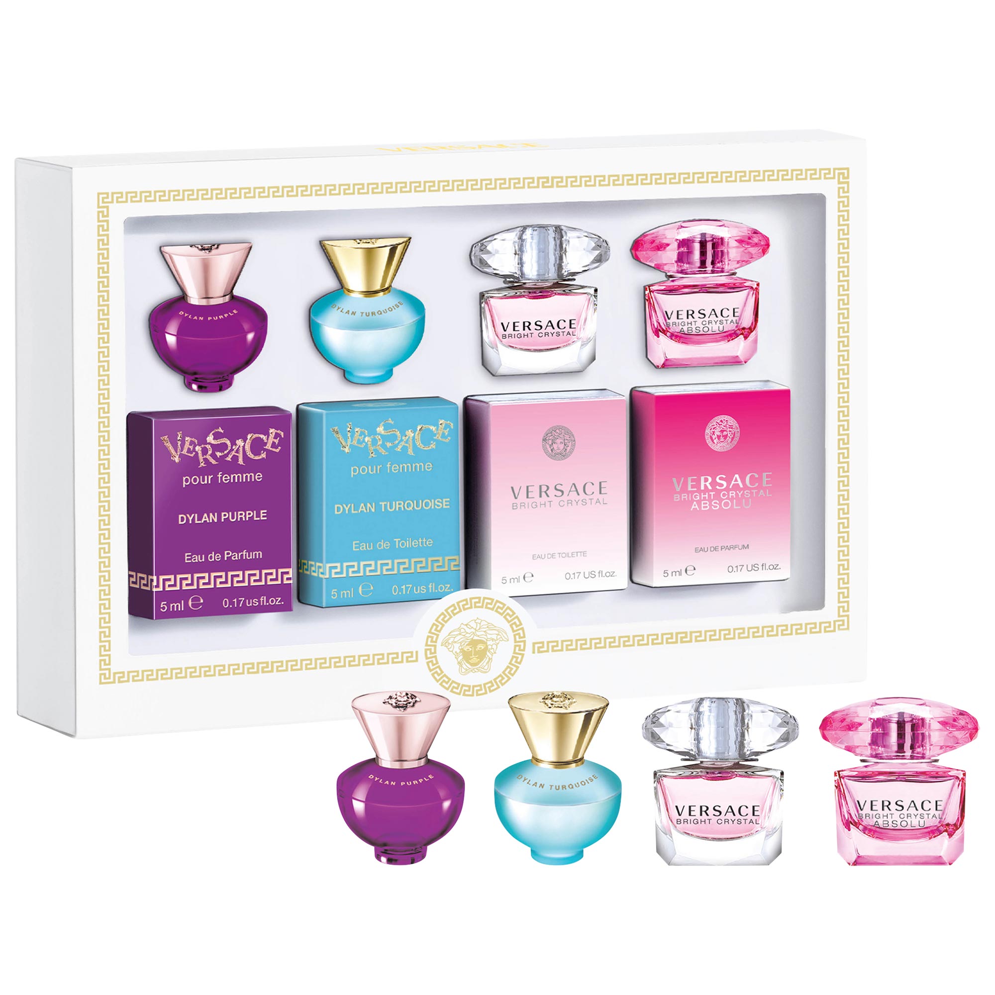 Versace Women's Mini Perfume Coffret Set In White | ModeSens