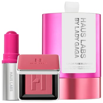 Color Fuse Glassy Blush Balm Stick + Powder Blush Set - HAUS LABS BY LADY GAGA | Sephora
