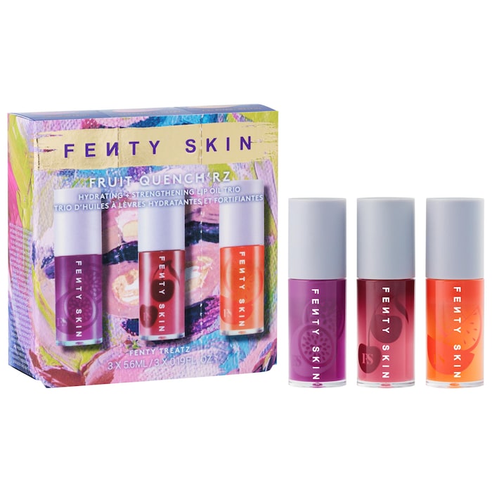 Fruit Quench'rz Hydrating + Strengthening Lip Oil Trio - Fenty Skin ...