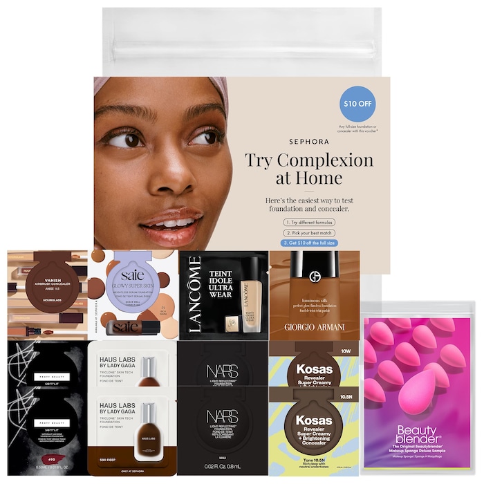 Complexion Try-On Sample Bag With Redeemable Voucher - Sephora ...