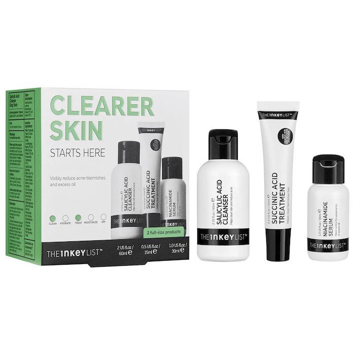 Clearer Skin Starts Here Set - The INKEY List | Sephora