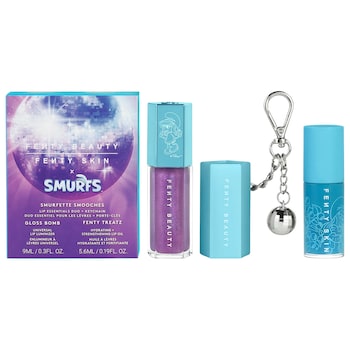 Smurfette Smooches Lip Essentials Duo + Keychain - Fenty Beauty by ...