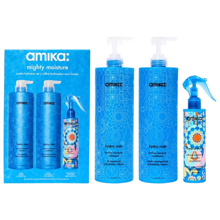 Mighty Moisture Jumbo Hydration Set - amika | Sephora
