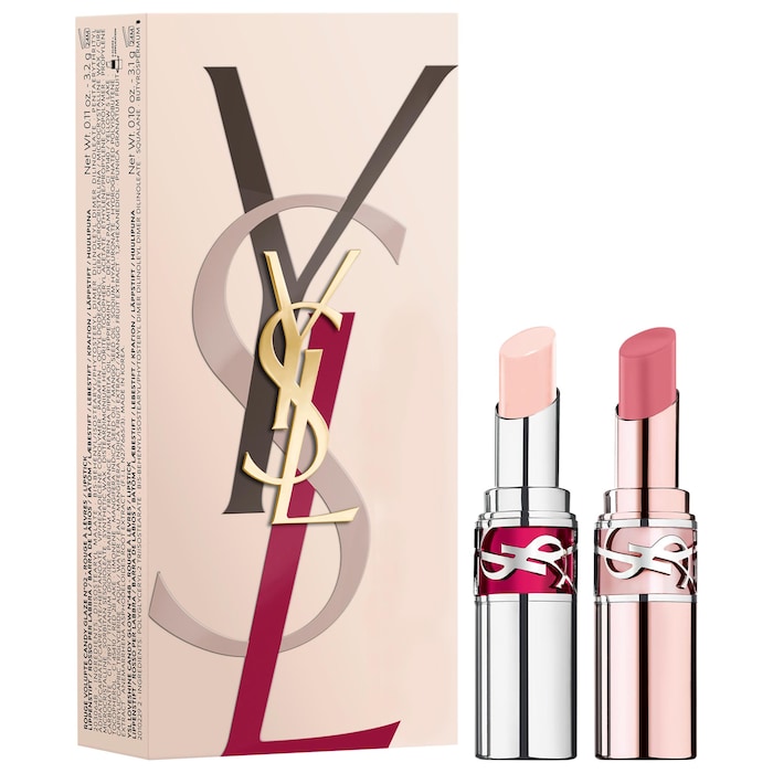YSL Lip Gloss Stick & Tinted Lip Balm Gift Set - Yves Saint Laurent ...