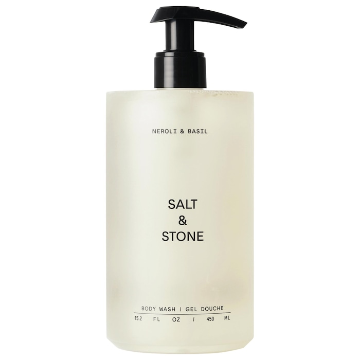 Neroli & Basil Body Wash with Niacinamide + Probiotics - Salt & Stone ...