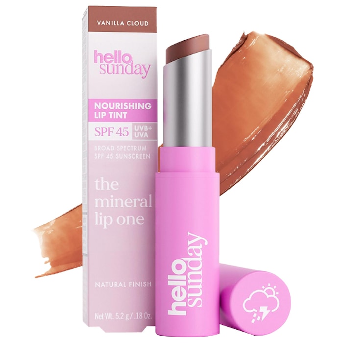 The Mineral Lip One SPF 45 Nourishing Lip Tint - Hello Sunday | Sephora