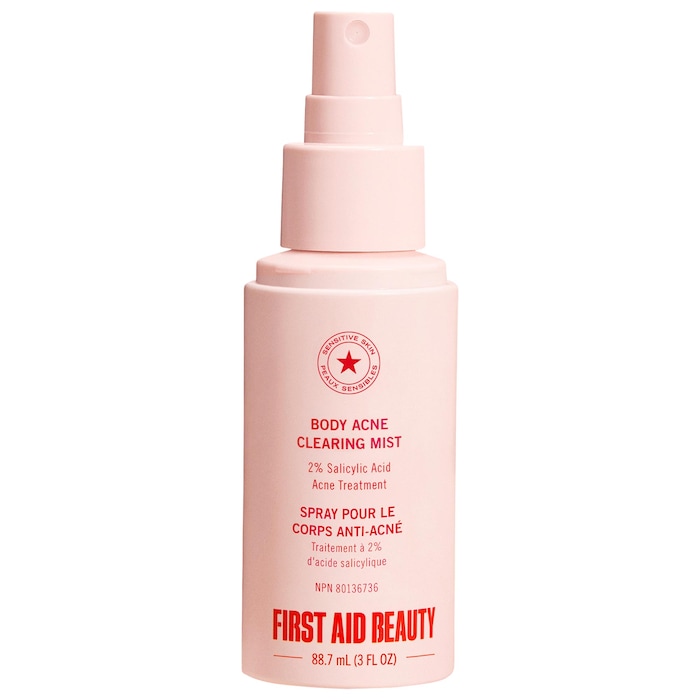 Body Acne Clearing Mist - 2% Salicylic Acid Acne Treatment - First Aid ...