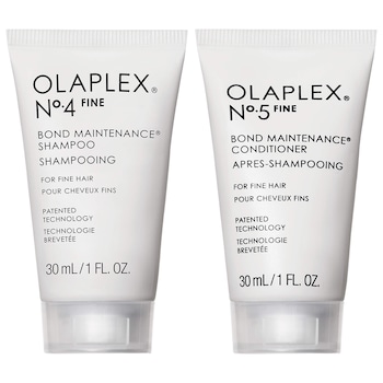 No.4 Fine Shampoo + No.5 Fine Conditioner Bundle-30, 30 ml - Olaplex ...