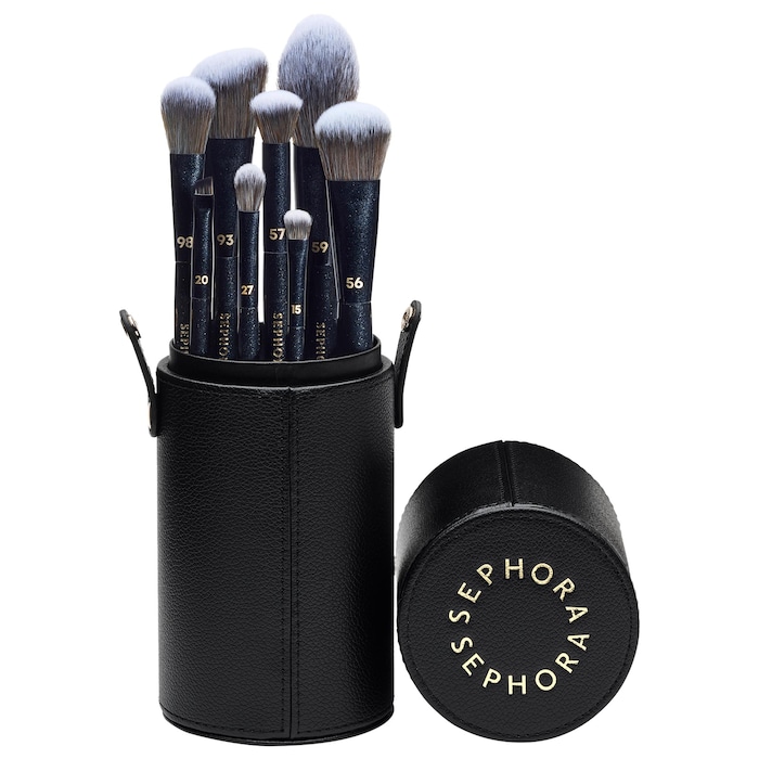 8-Piece Pro Face and Eye Brush Set - SEPHORA COLLECTION | Sephora