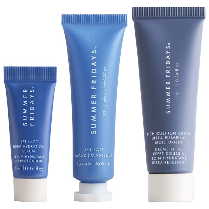 JL Deep Hydration Serum Deluxe, Rich Cushion Cream Deluxe, Jet Lag Mask ...